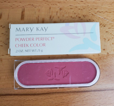 VTG Mary Kay Powder Perfect Cheek Color MAUVE SATIN 6206 Discontinued ...