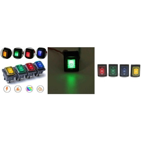 Quality Rocker Switch 1 Pc 16A 250VAC 6-Pin Latching Toggle Switch Boat ...