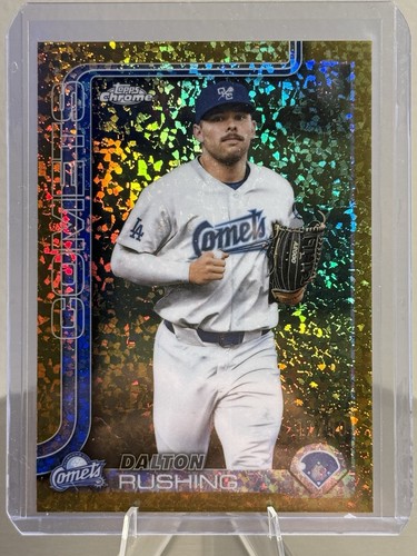 2025 Topps Pro Debut - Chrome Dalton Rushing #PDC-104 Gold Sparkle /50 ...