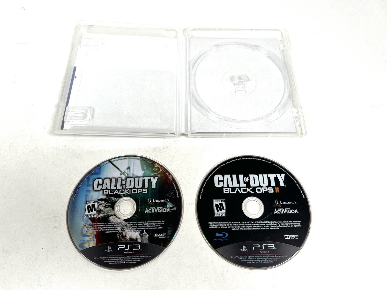 Call of Duty Black Ops 1 and 2 PlayStation 3 PS3 Bundle Lot Combo ...