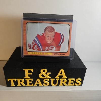 1966 Topps Football #9 Charles Long Boston Patriots Free Shipping | eBay