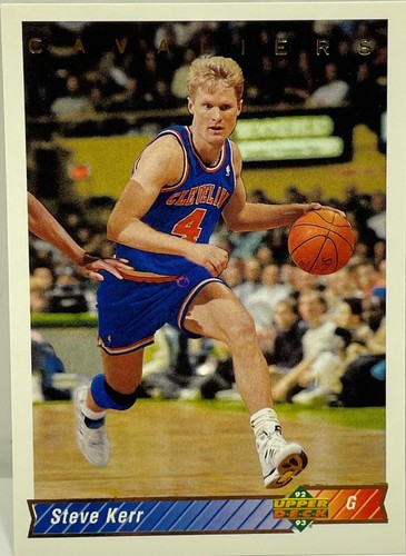 Card #304 Steve Kerr 1992-1993 Upper Deck Basketball Cleveland ...