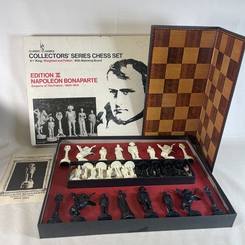 1966 Napoleon Bonaparte EDITION II COLLECTORS SERIES CHESS SET, Classic ...