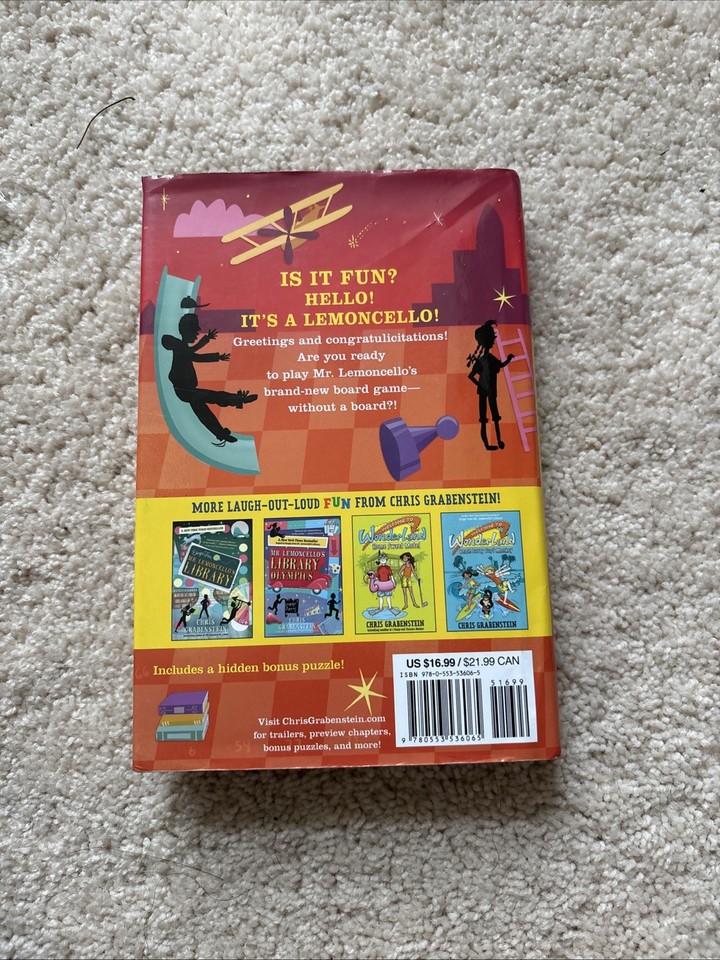 Mr. Lemoncello’s Library adventure book, clean pages, good condition ...