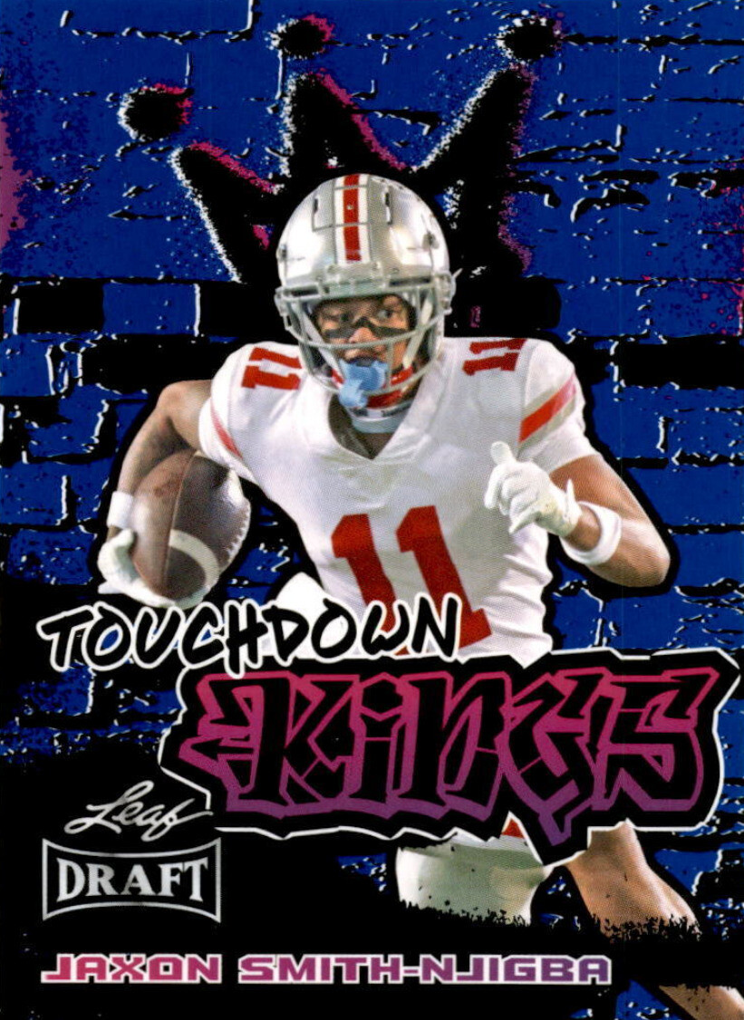 2023 Leaf Draft - TD Kings Blue #97 Jaxon Smith-Njigba (RC) for sale ...
