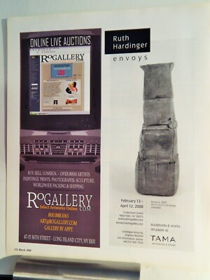 RUTH HARDINGER ART PIECE VTG ORIG 2008 ADVERTISEMENT | eBay