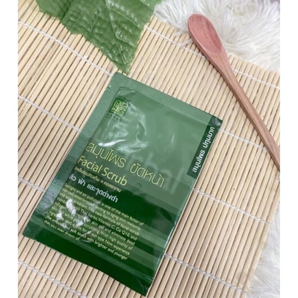 Thai Herbal Facial Scrub Powder Skin Whitening Dark spot CoQ10 PATUMMAS ...