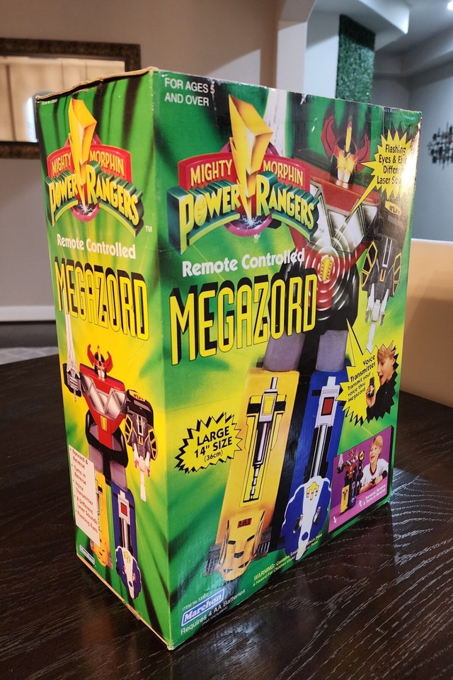 Mighty Morphin Power Rangers Remote Controlled Megazord Factory Sealed ...