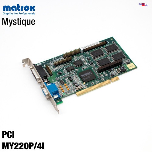 PCI Graphic Card Matrox Mystique MY220P/4i 4MB Sgram RAM Video ...