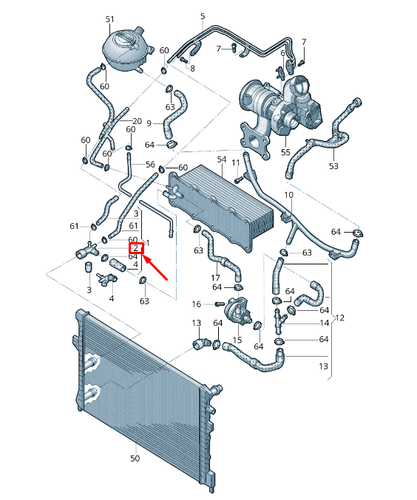 NEW SKODA KODIAQ NS COOLANT HOSE QUICK ACTING COUPLING 5Q0122291AM | eBay