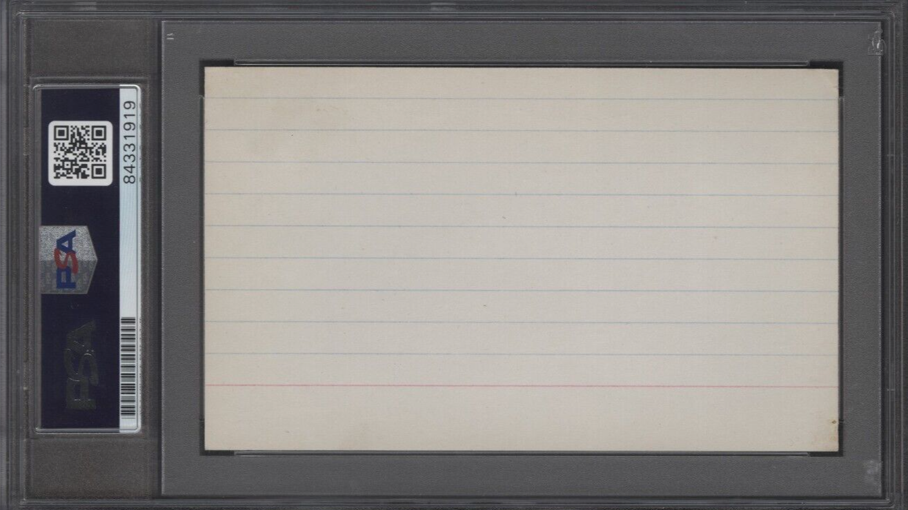 SHARON TATE Iconic Actress Beauty Signed Autographed Index Card PSA - d ...