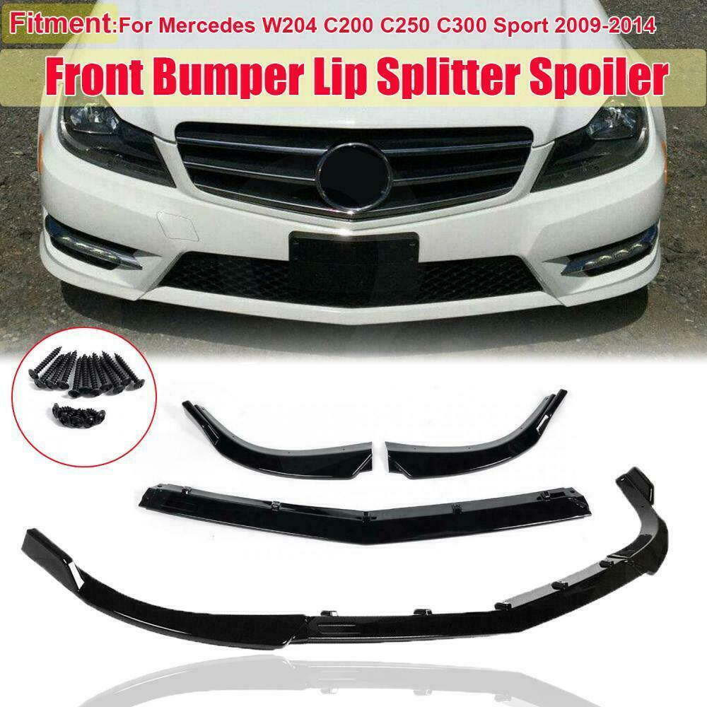FOR W204 C300 C350 C250 2012 2013 2014 SPORT MODELS FRONT SPLITTER LIP ...