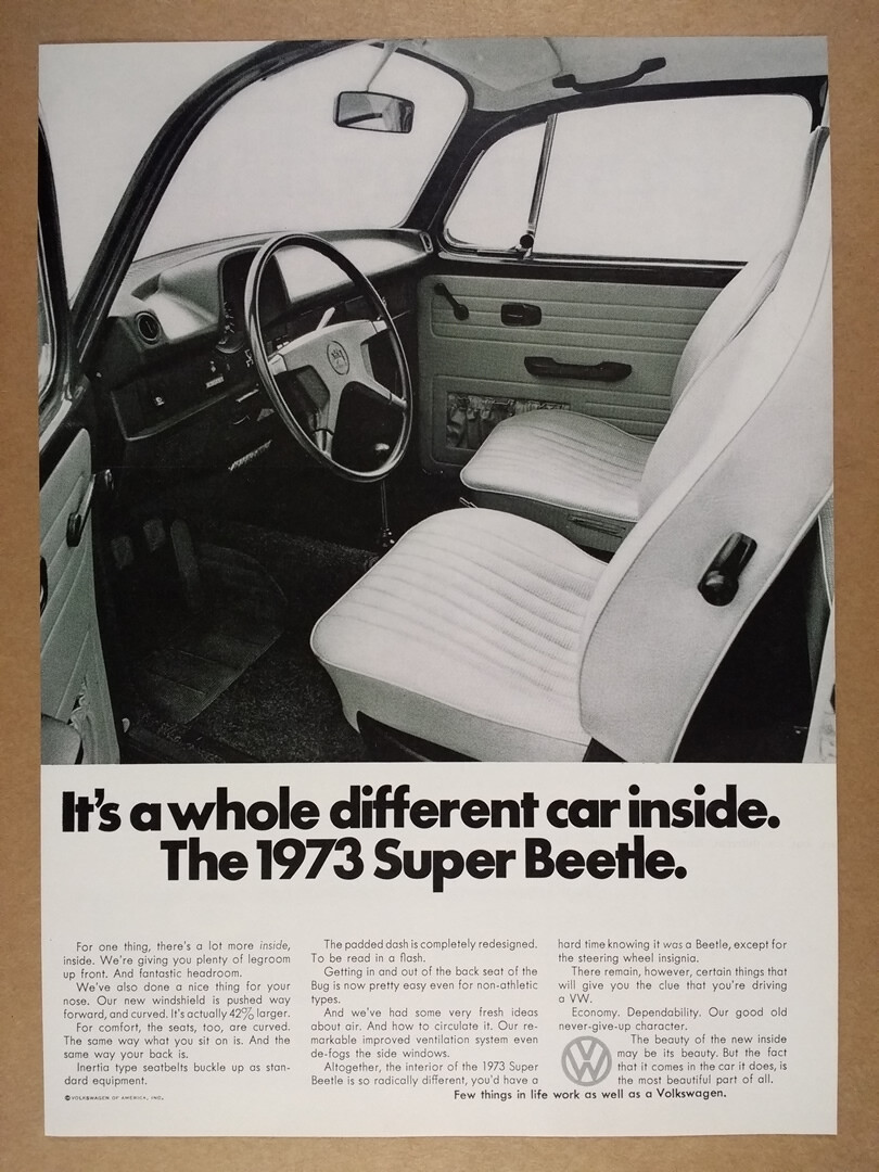 Classic Volkswagen Beetle Interior