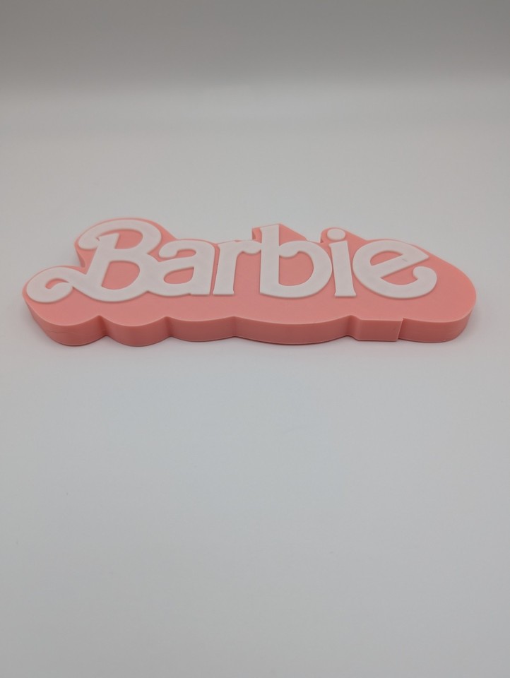 Barbie Logo Display Sign For Doll House, Doll Collections and More | eBay