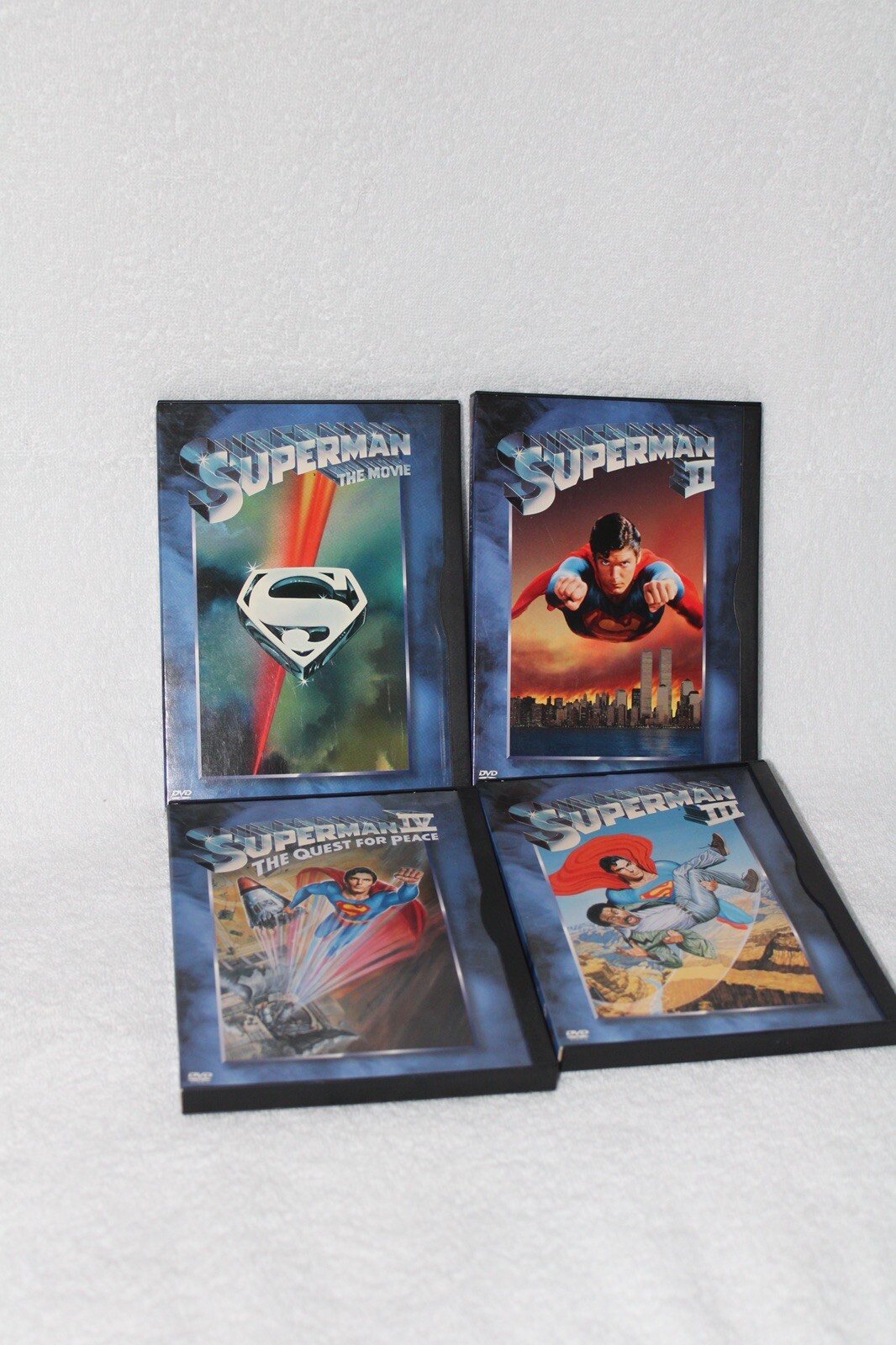 The Complete Classic Superman Collection DVD Set DC Comics Movies 1-4 ...