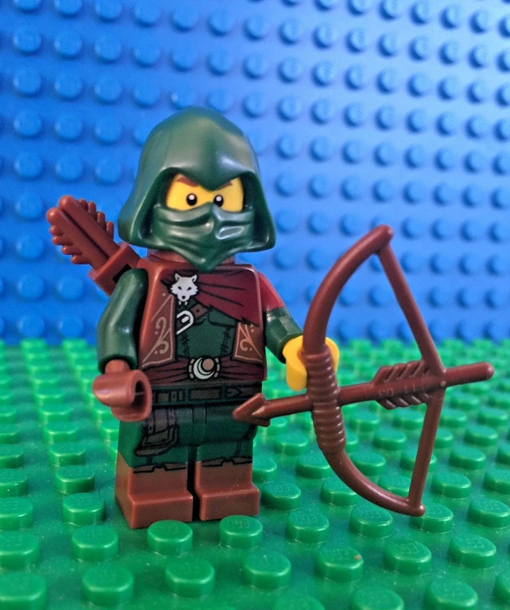 Lego Minifigures Archer LEGO Castle PAB/BAM Lion Knights Female Archer