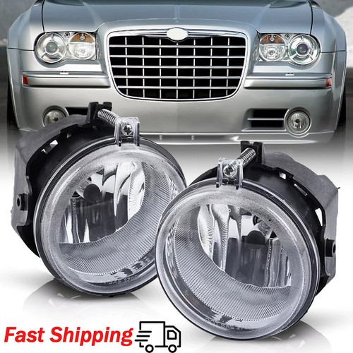For 2005-2010 Chrysler 300 C/ 08-09 Caliber SRT-4 Pair Fog Lights Lamps ...