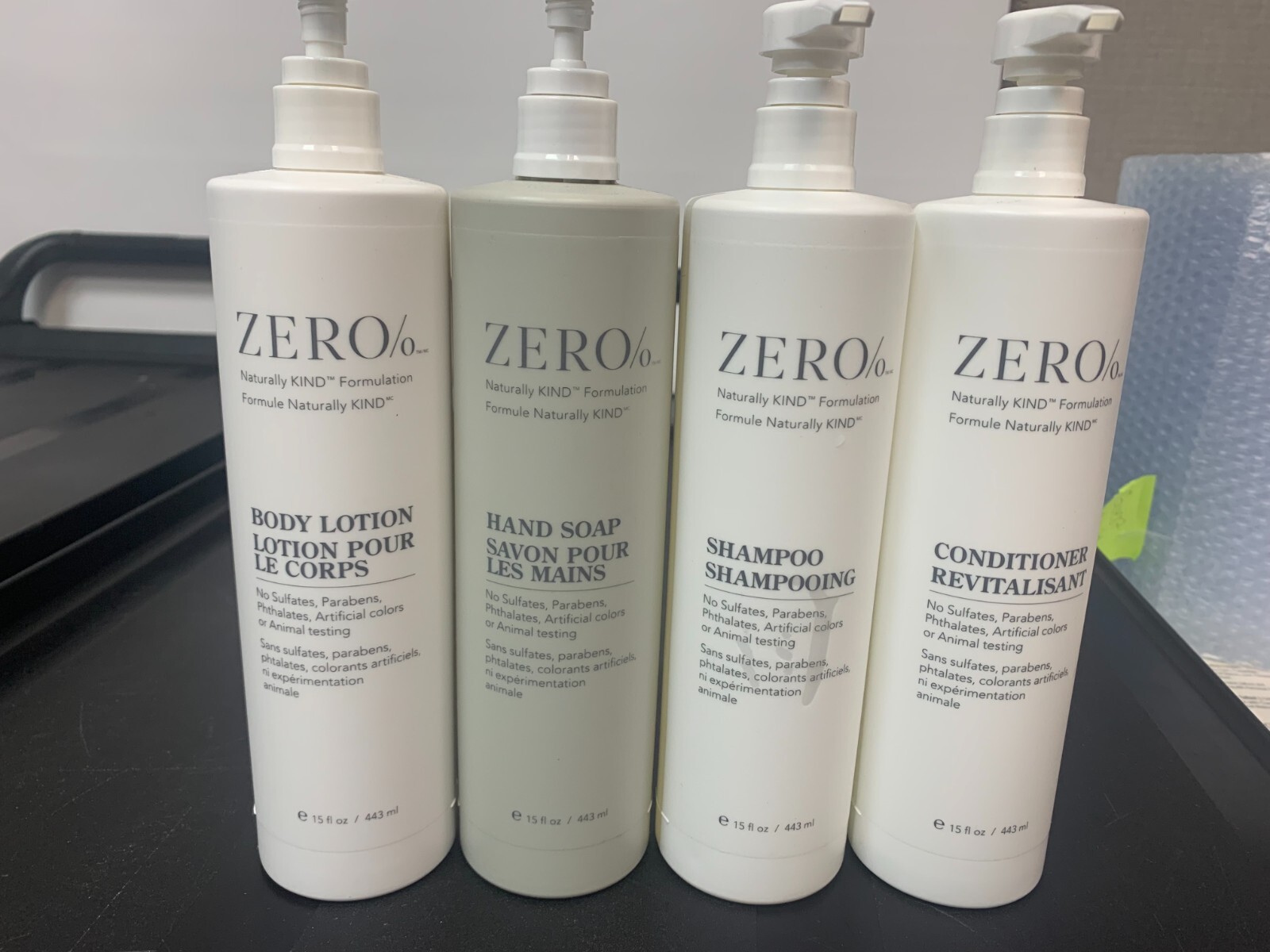 Zero% Shampoo, Conditioner, Hand Soap, Body Lotion, By Gilchrist ...