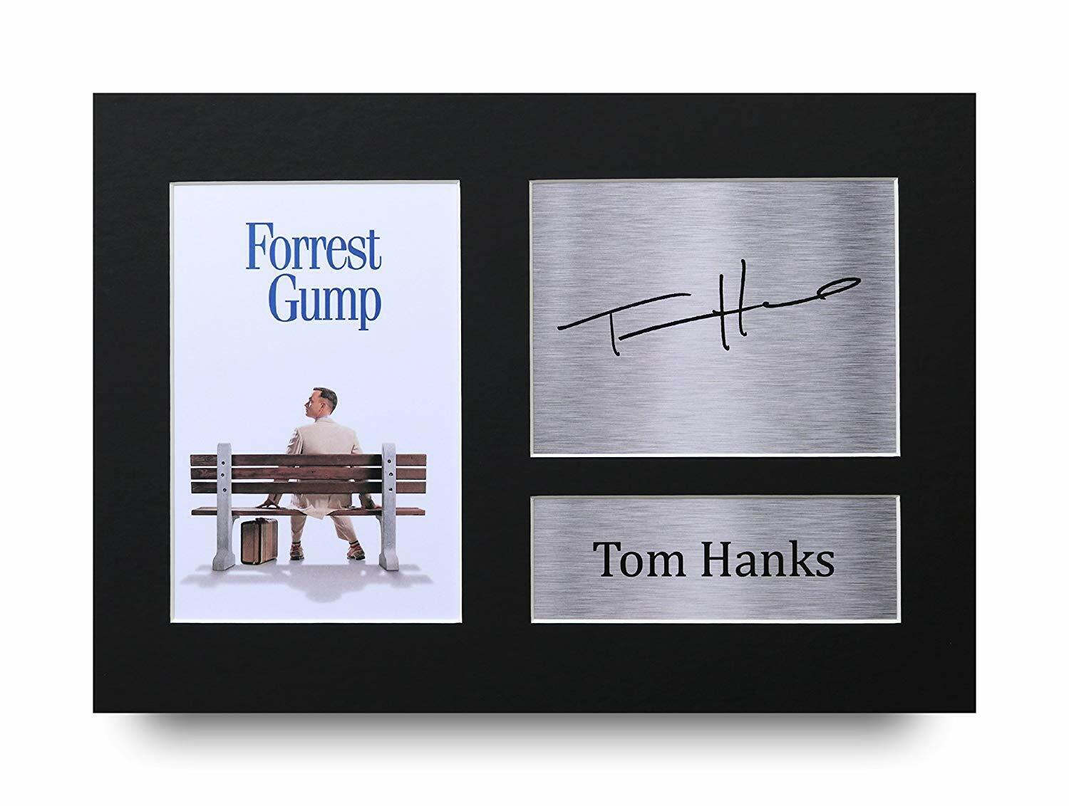Tom Hanks Signed Pre Printed Autograph A4 Photo Gift For a Forrest Gump ...