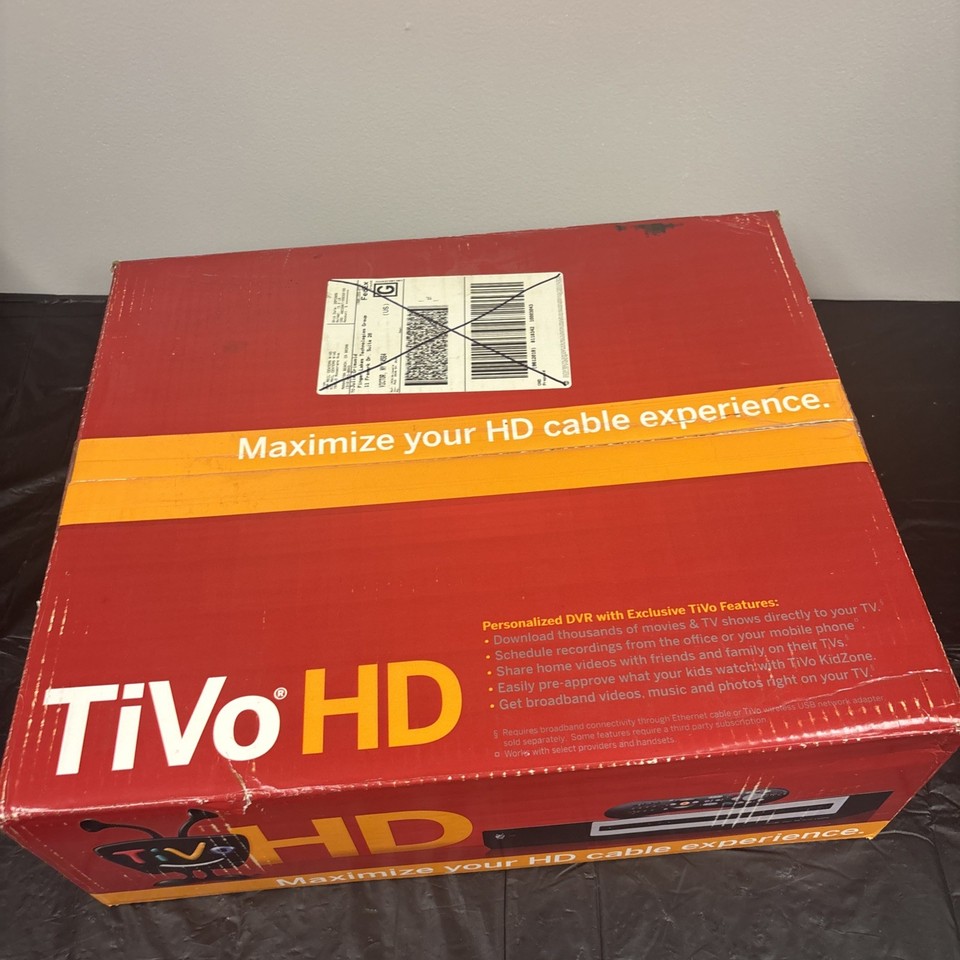 TiVo HD - TCD652160 DVR - Includes Remote & cables 893835000815| eBay