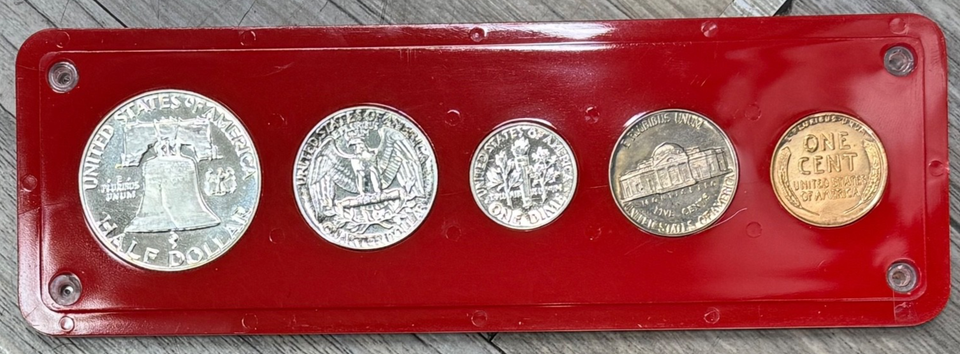 1952 US Mint 90% Silver Proof Set in Capitol Plastic Holder | eBay
