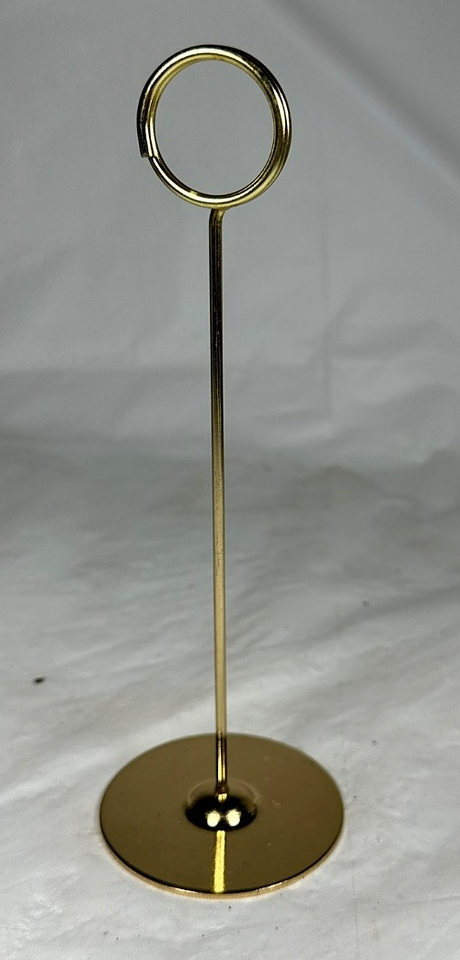 35 PC SET GOLD TONE PHOTO DISPLAY TABLE MARKER NAME PLACE CARD HOLDERS ...