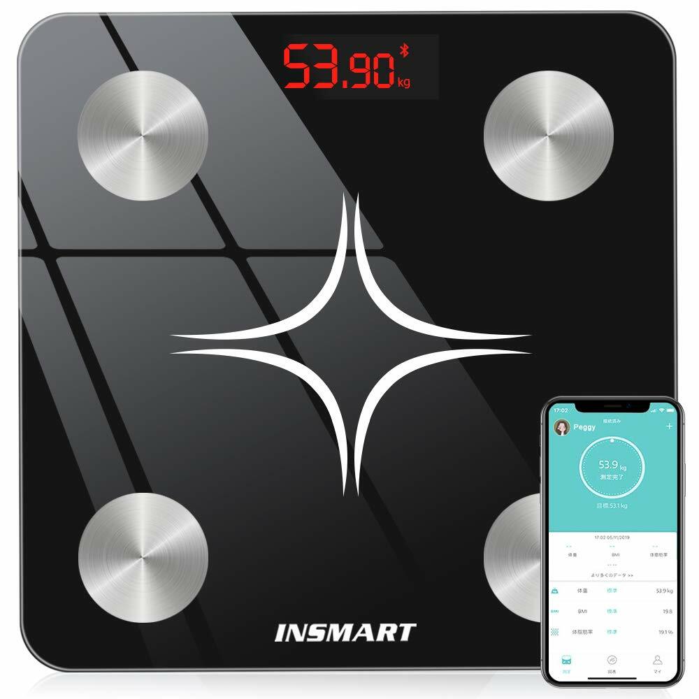 Insmart Scales INSMART Bluetooth Digital Body Smart Scales Smart