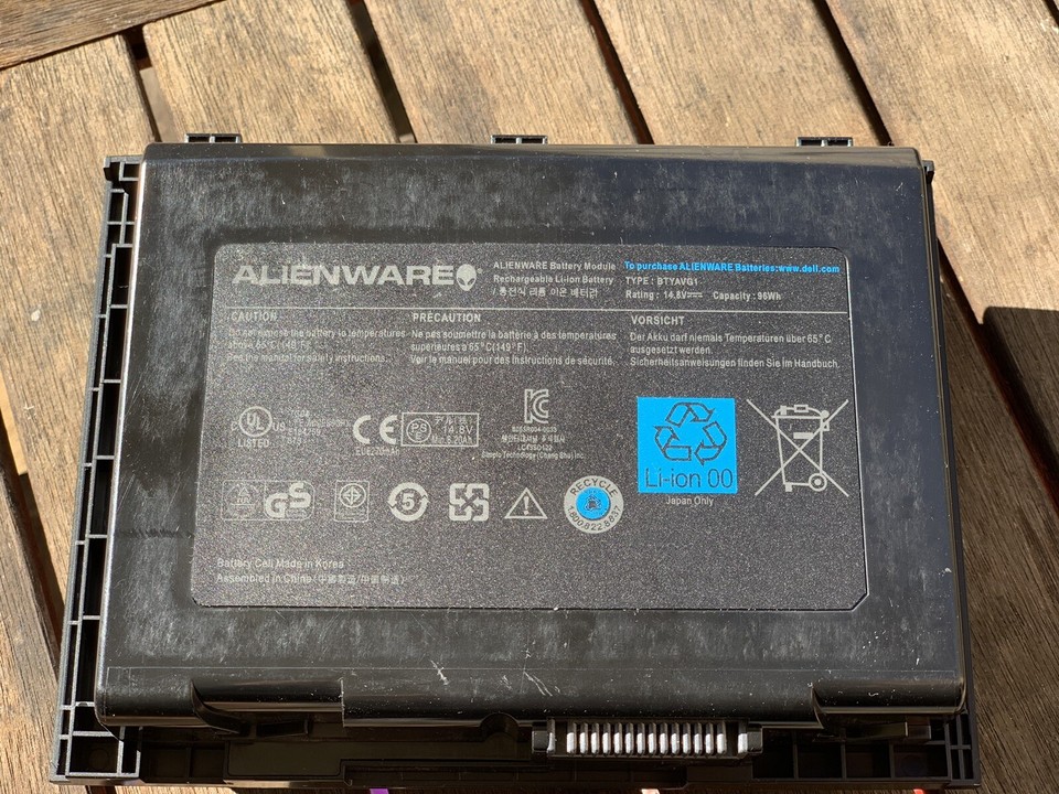 Original Dell Alienware Laptop Battery 12 Cell | eBay