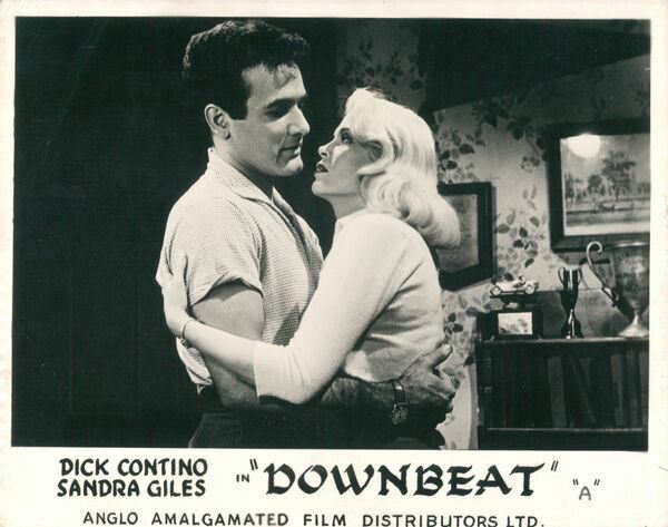 Downbeat Daddy-O Original Lobby Card Sandra GIles Dick Contino 1958 | eBay