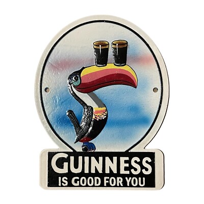 Guinness Is Good For You Toucan Bird Cast Iron Sign 30 x 23cm | eBay ...