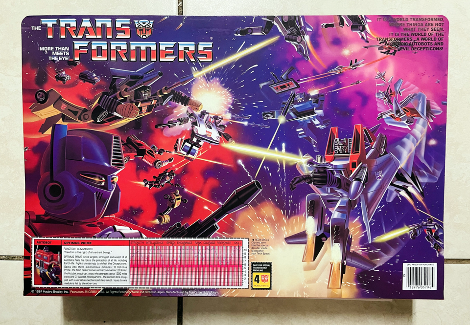 TRANSFORMERS G1 GOLD CHROME OPTIMUS PRIME US SELLER MISB RARE! AUTOBOT ...