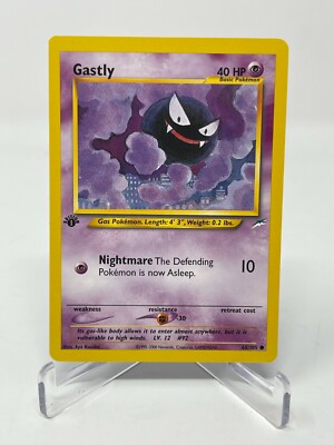 Pokemon Neo Destiny 1st Edition Gastly 65/105 Non-Holo Pack Fresh | eBay