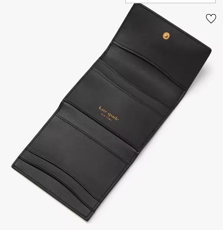 NWT Kate Spade Perfect Match Flap Card Case Black Multi Collector Item ...