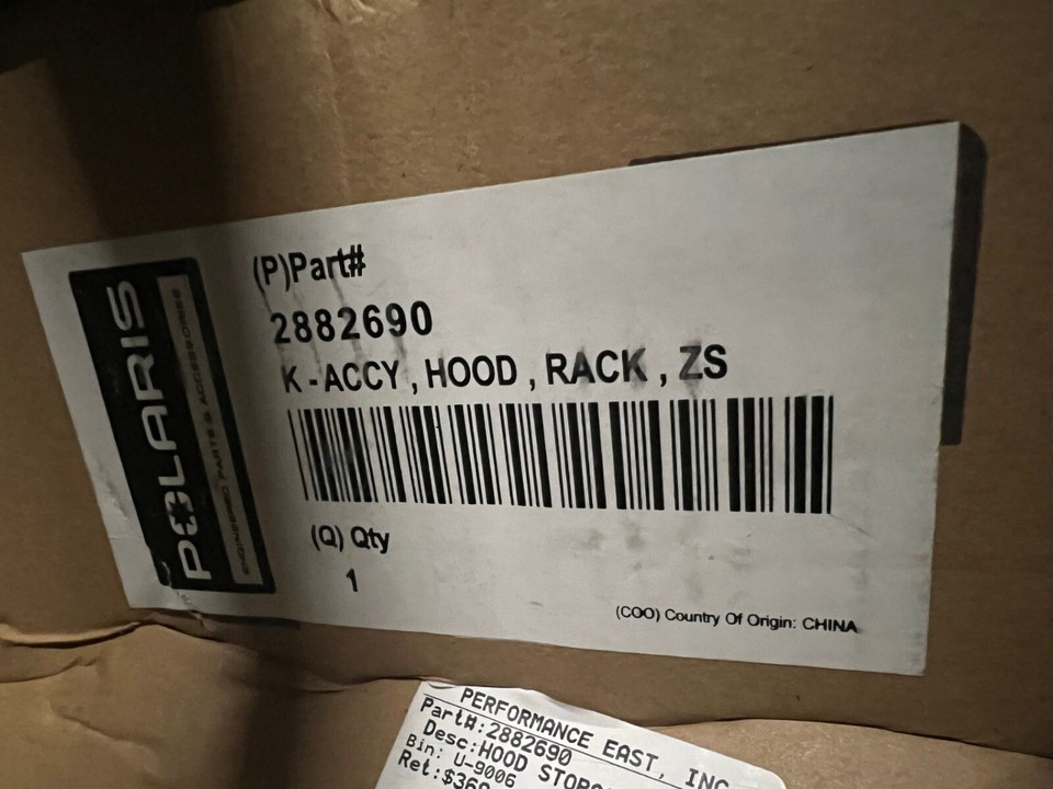 Polaris 2882690 Front Hood Storage Rack 2018-2020 Crew Ranger 1000 XP ...