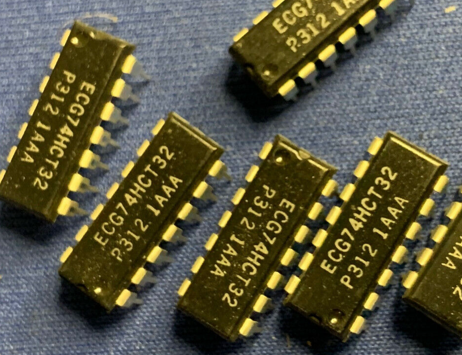 ECG74HCT32N SYL MM74HCT32N 74HCT32 VINTAGE 14-Pin DIP Rare! LAST ONES ...