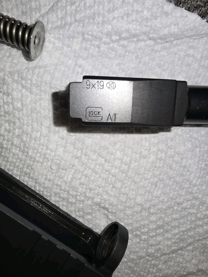 GLOCK 43X MOS OEM FACTORY COMPLETE SLIDE WITH CYELEE CAT RMSC RED DOT ...