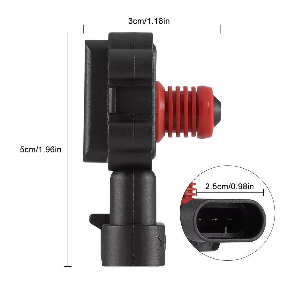 For 1999-2008 Chevrolet Silverado 1500 New Genuine MAP Manifold Sensor ...