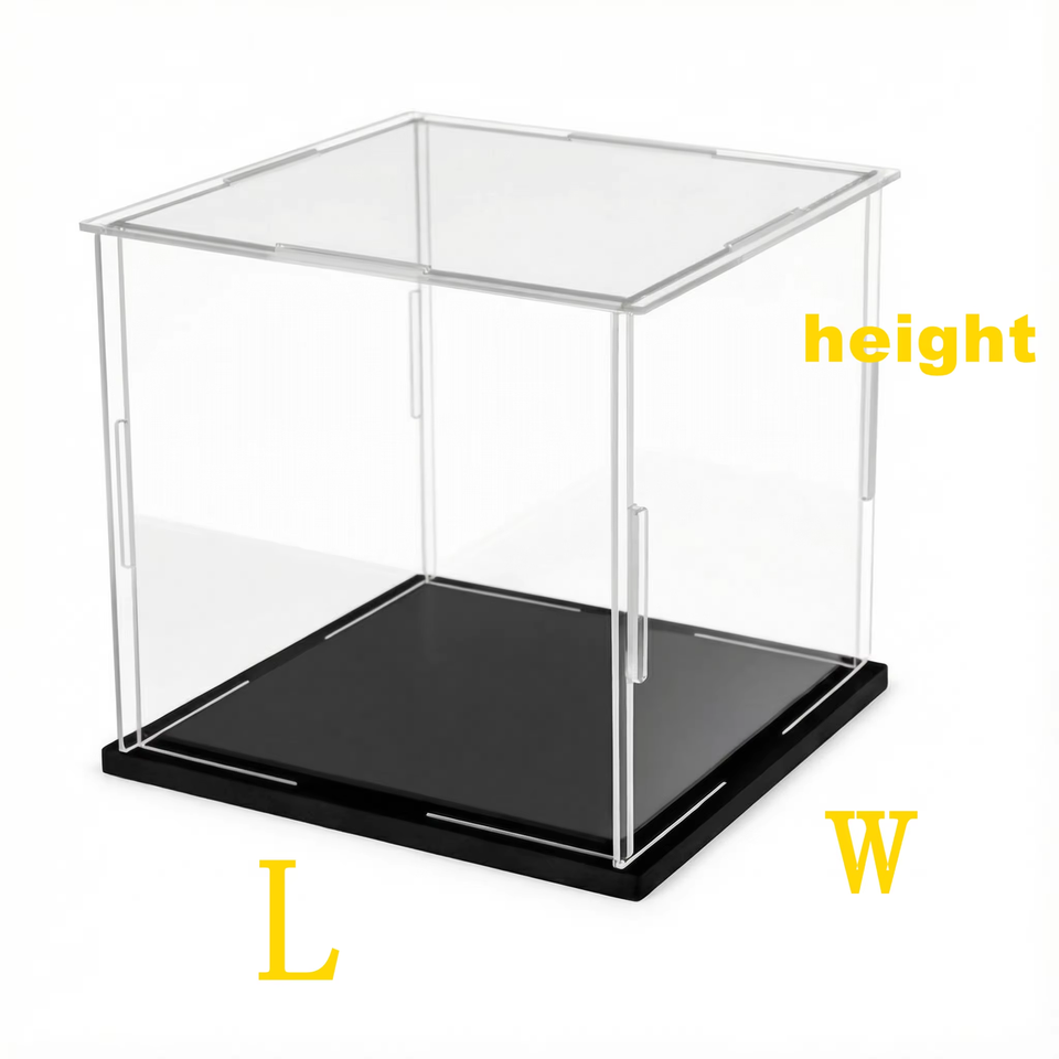 1Pc Acrylic Display Box, Plastic Box, Cube Storage Box, Transparent ...
