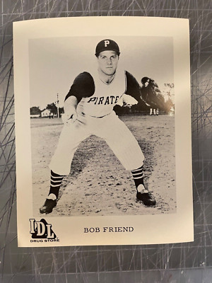 1963 IDL DRUG STORE REGIONAL BOB FRIEND PITTSBURGH PIRATES CARD NM/MT+ ...