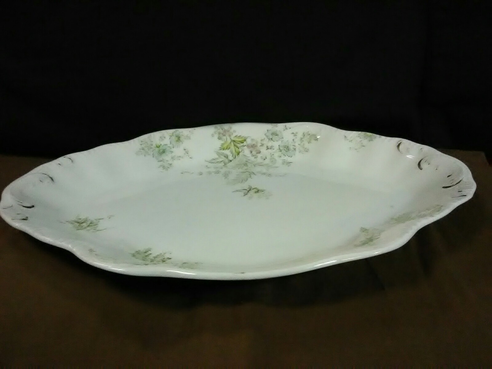 Antique Semi-porcelain W.H. Grindley & Co. England"Unique"Green Deep ...