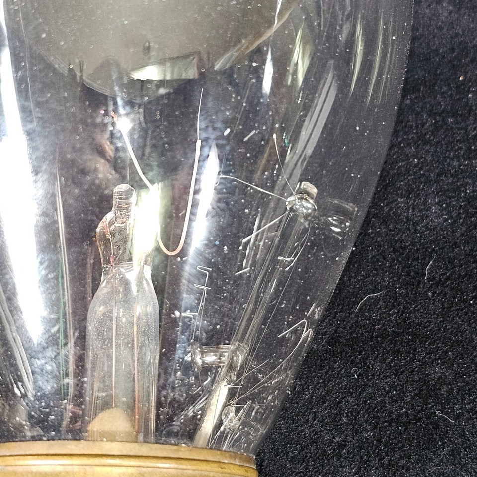 MASSIVE HUGE Antique Exhaust Tip Westinghouse Mazda Light Bulb | eBay