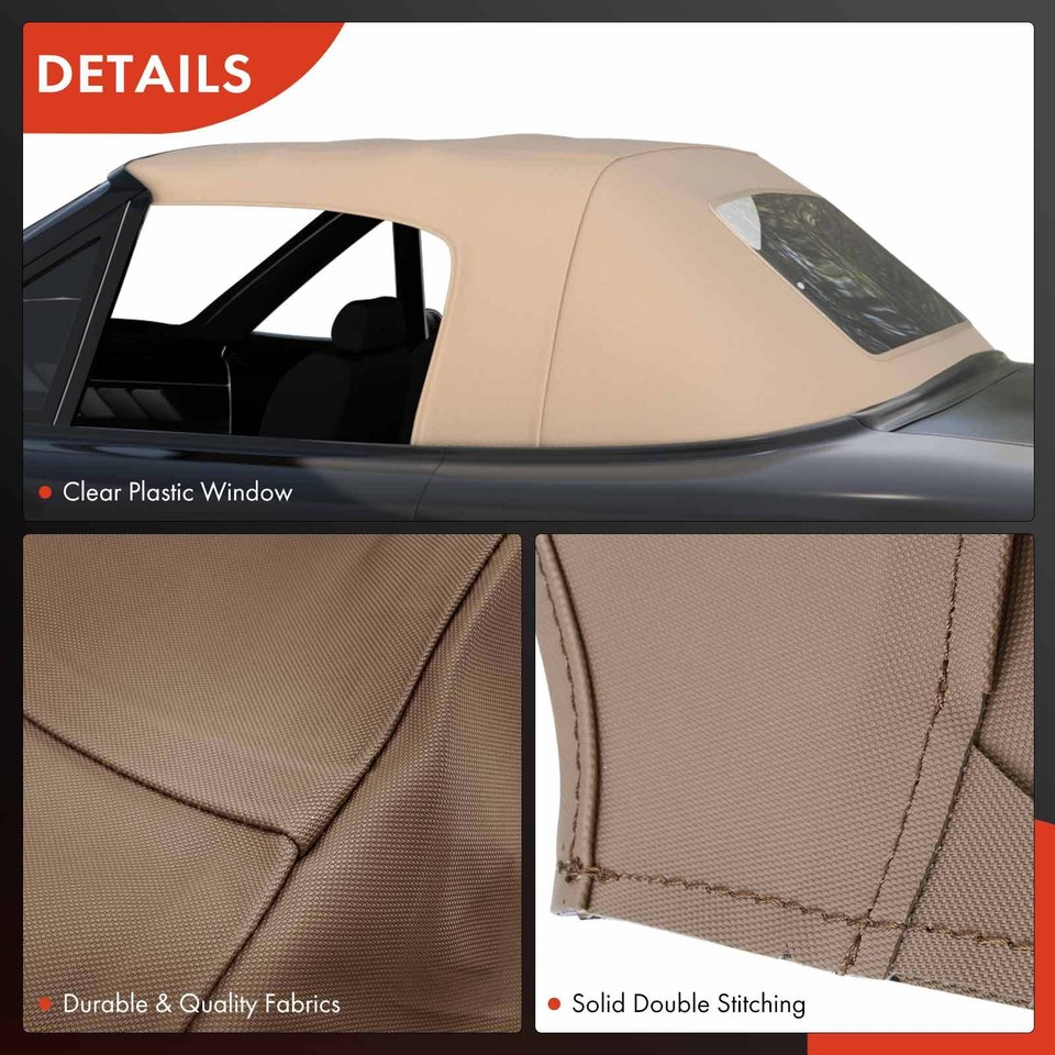 1x Convertible Soft Top with Plastic Window for BMW Z3 1996-2002 E36 ...