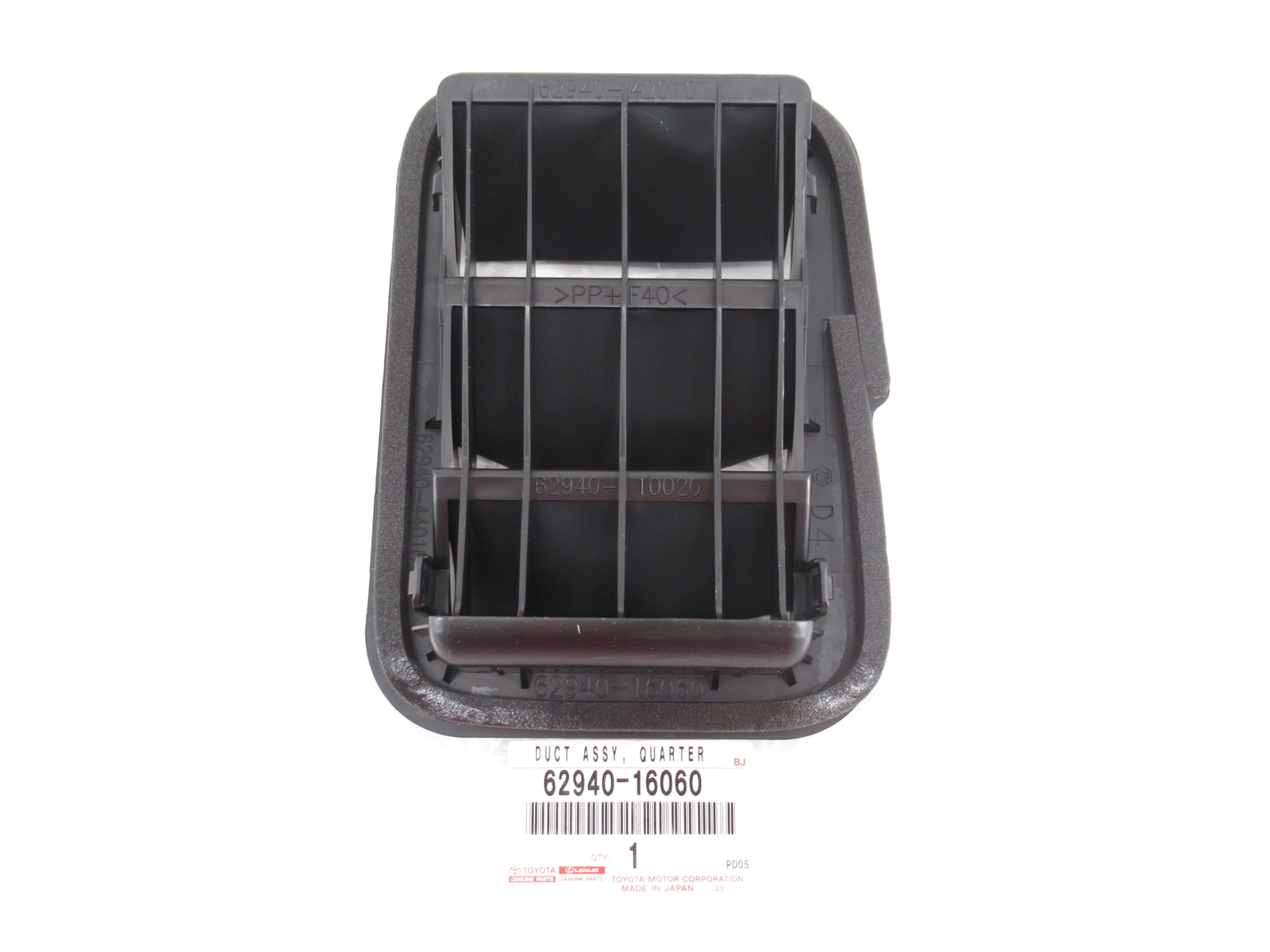 Genuine OEM Toyota Lexus 62940-16060 Quarter Panel Pressure Vent Duct ...