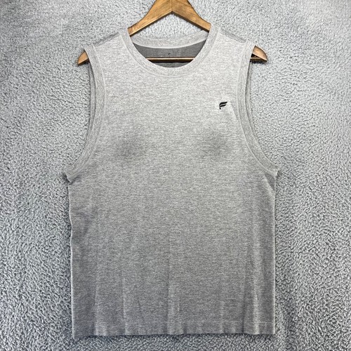 Fabletics Tank Top Shirt Men's Large Gray Tech Lightweight Performance ...