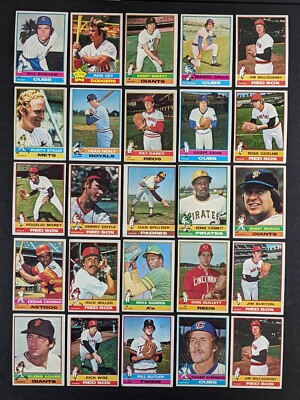1976 Topps Baseball Set Break 25 Cards | eBay