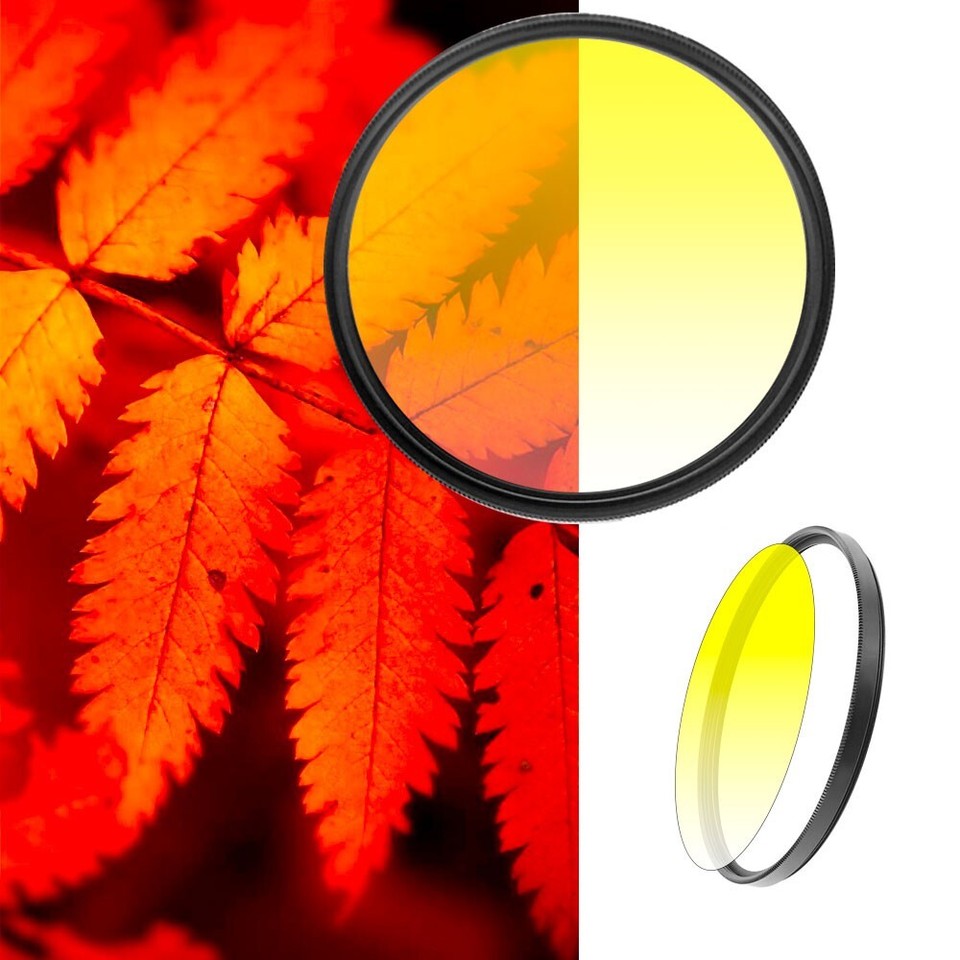 GND Lens Filter Graduated Color Lens Filter 37/46/49/52/55/58/62/67/72 ...