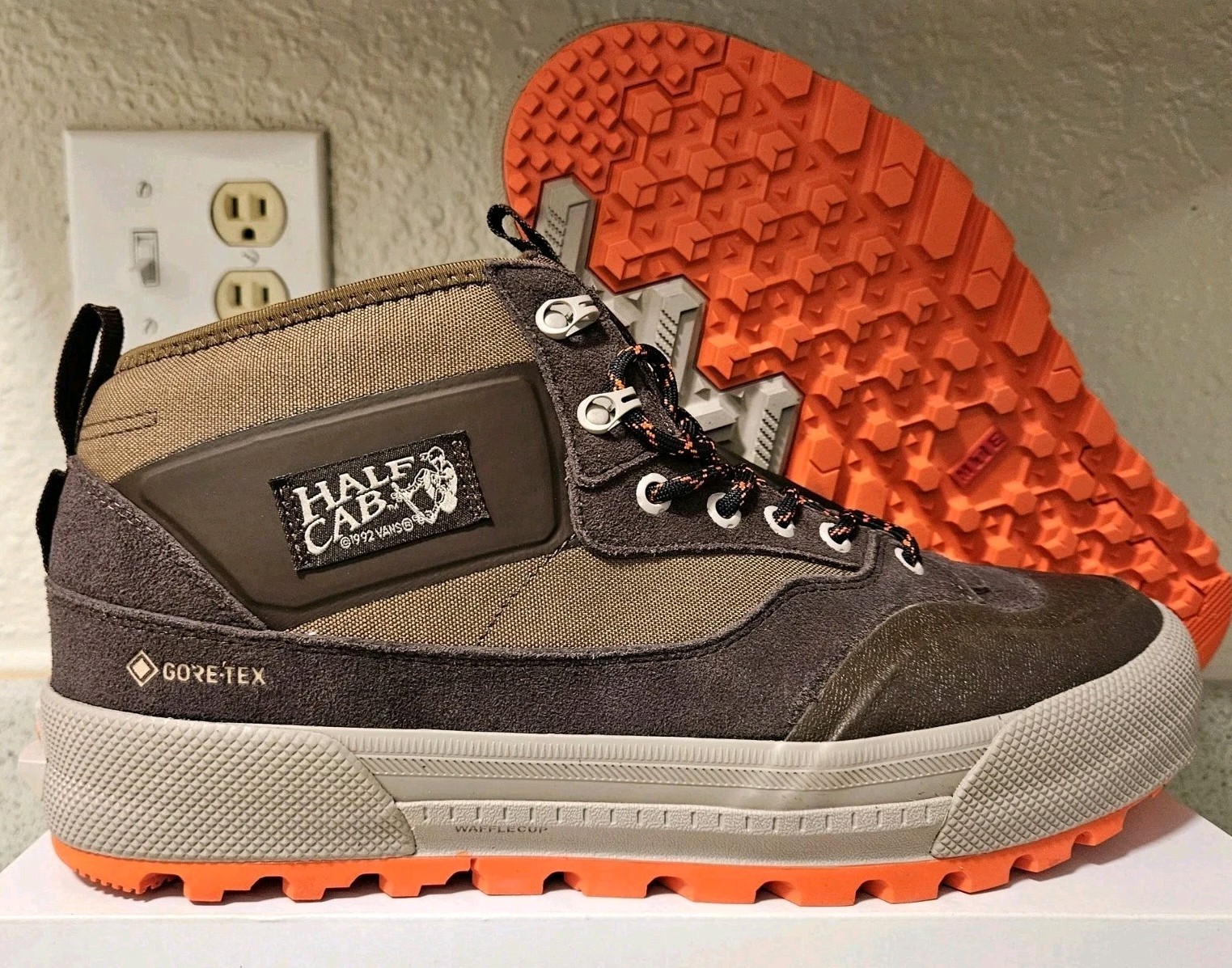 Size 13 - Vans Half Cab GORE-TEX MTE Bitter Chocolate Brown for sale ...