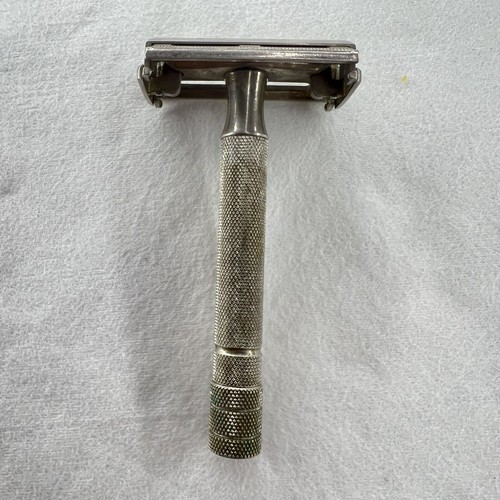 Vintage 1950s Gillette Double Edge DE Super Speed Safety Razor Twist To ...