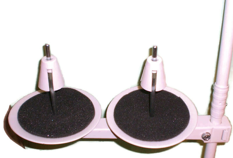 2 Spool Thread Stand Pipe Thru Top for Industrial Sewing Machines | eBay