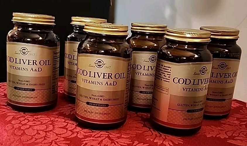 Set of 6 EMPTY 300cc Brown Amber Glass Bottles SOLGAR METAL Lids ...